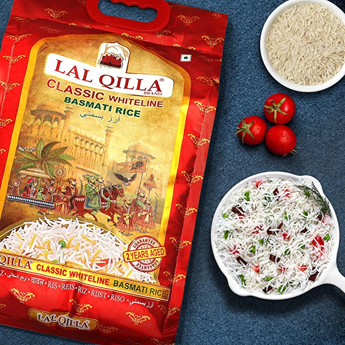 Lal Qila Whiteline Classic Basmati Rice - 5KG | salpers.ch